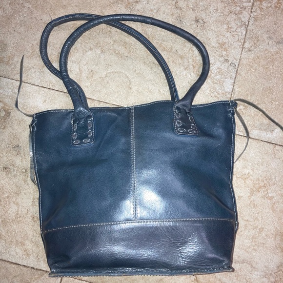 Wilsons Leather | Bags | Wilsons Blue Leather Handbag | Poshmark